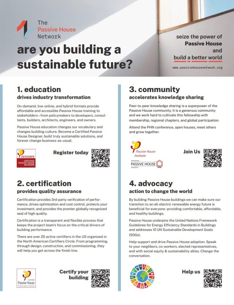 PHN Brochure Available for Download and Use! - The Passive House Network