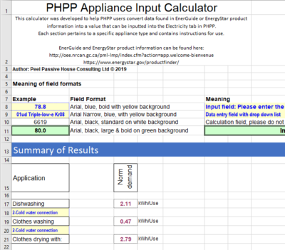 Calculation Tools - The Passive House Network