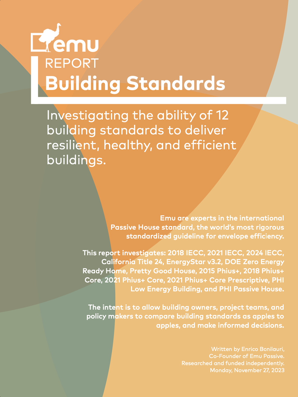 Emu Report on Energy Standards: California Results - The Passive House ...