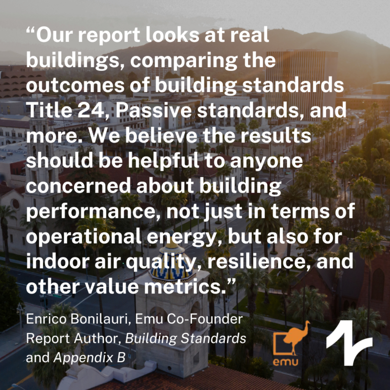 New Report from Emu Shows Passive House Best for California Homes