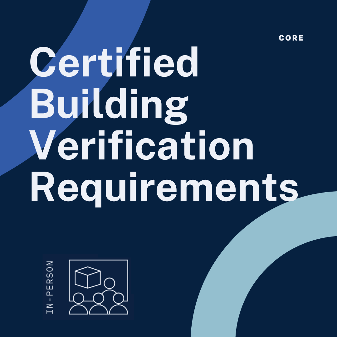Multifamily PHI Certified Building Verification Requirements - The ...